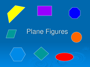 GEOMETRY PLANE SHAPES - Class Notes