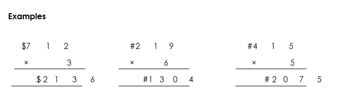 Multiplication And Division Involving Money - Class Notes