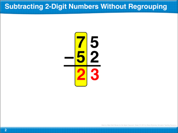 SUBTRACTION OF 2-DIGIT NUMBERS WITHOUT REGROUPING - ClassNotes.ng