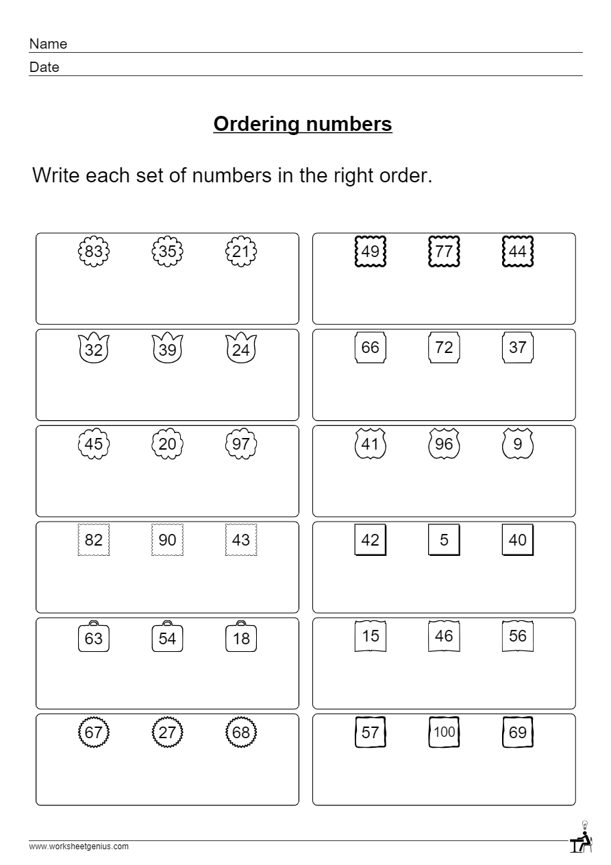 ORDERING OF NUMBERS UP TO 200 - ClassNotes.ng