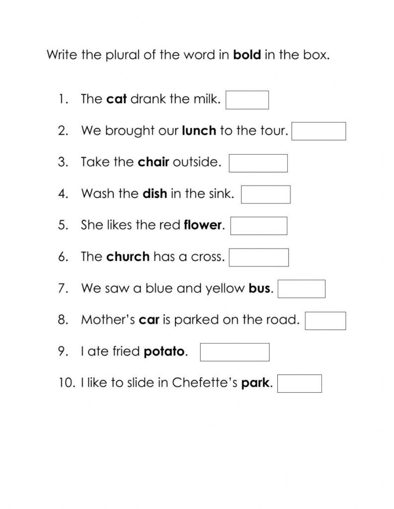 Uses of Regular And Irregular Plurals - Class Notes