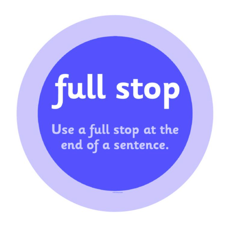 Uses of Full Stop and Comma - Class Notes