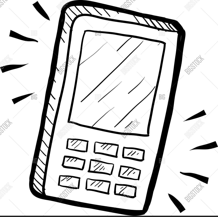 Common ICT Devices - drawing a GSM phone - ClassNotes.ng