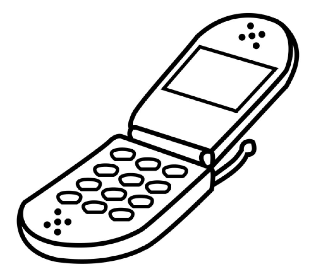 Common ICT Devices - drawing a GSM phone - Class Notes