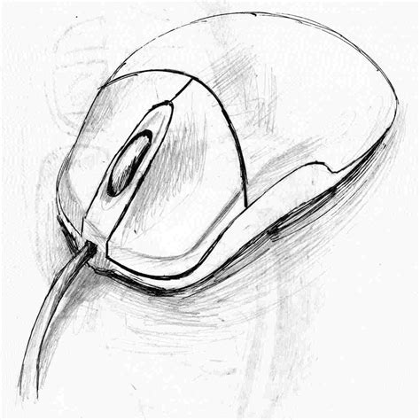 Drawing a Computer Mouse - ClassNotes.ng