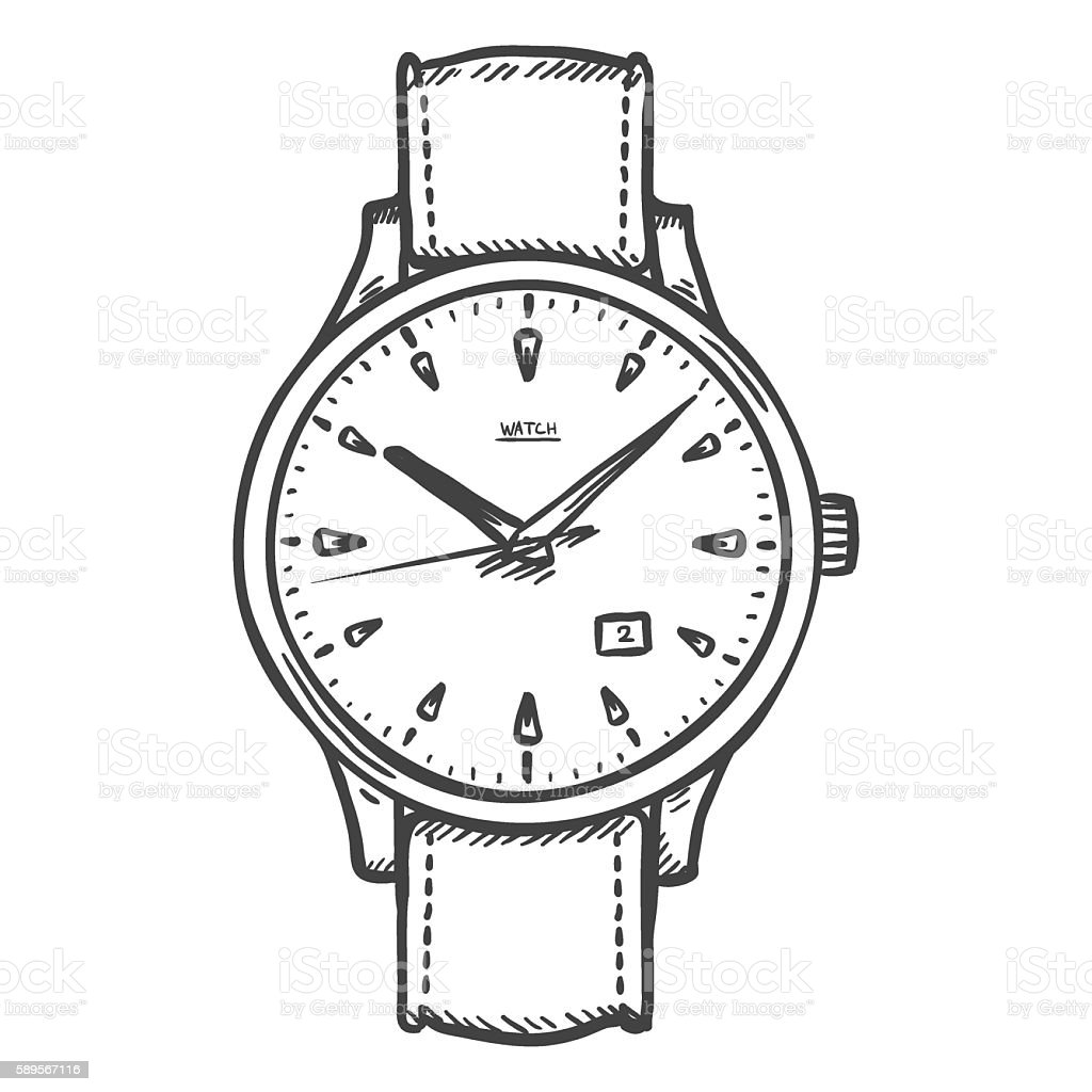 Common ICT Devices - Drawing a digital wristwatch - Class Notes