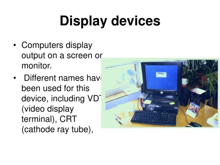 Functions of Computer Monitor - ClassNotes.ng