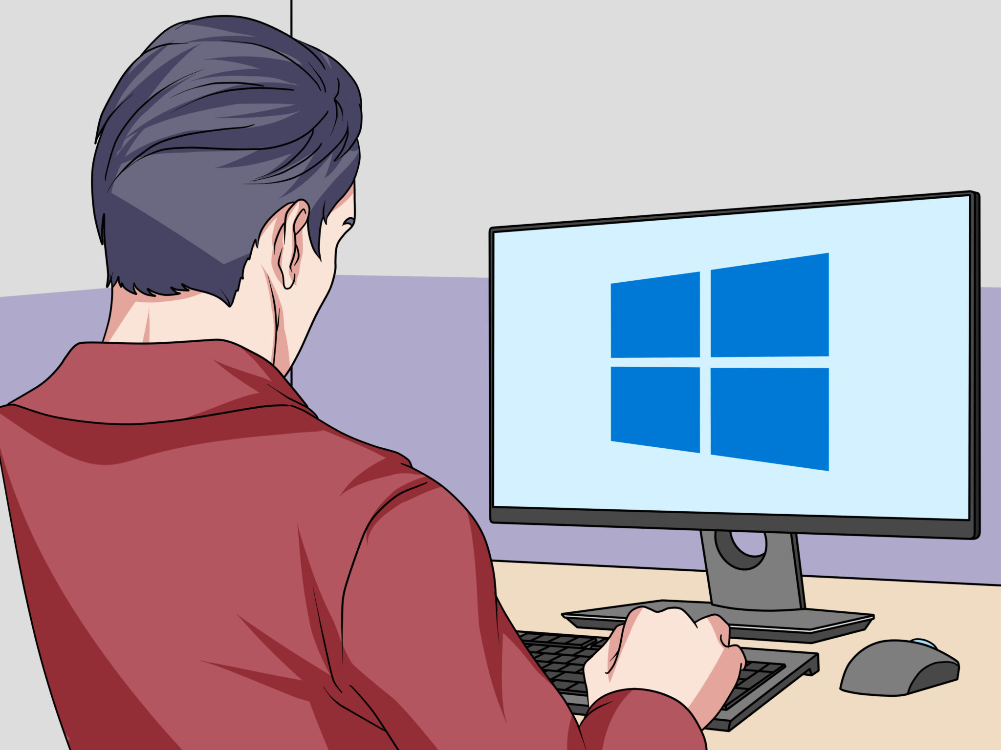 How to Start the Computer - A step by step approach - Class Notes