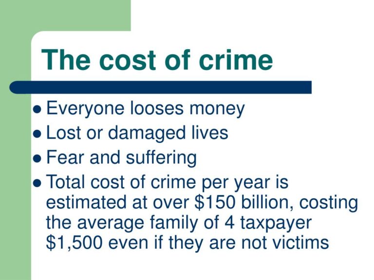 Effects of Common Crimes - Class Notes