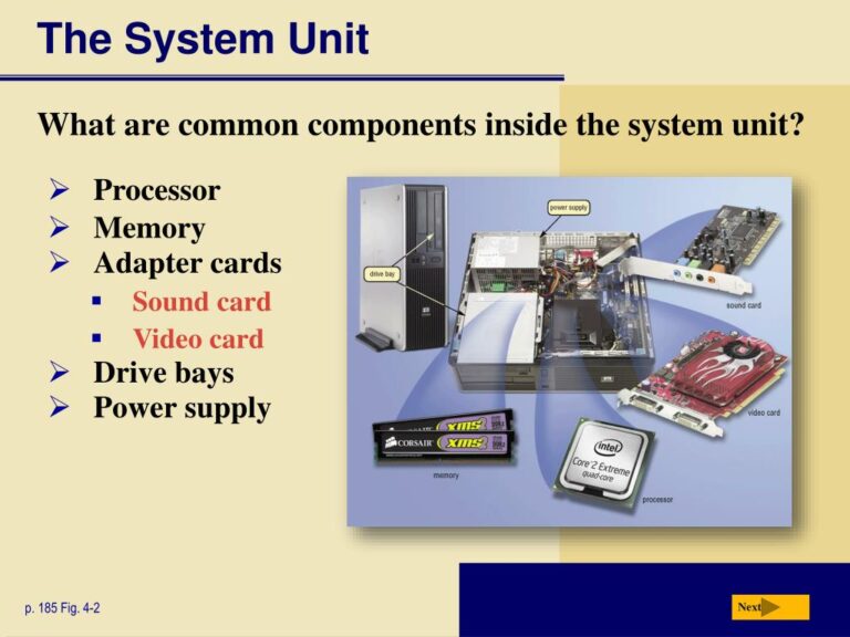 System Unit - External features - ClassNotes.ng