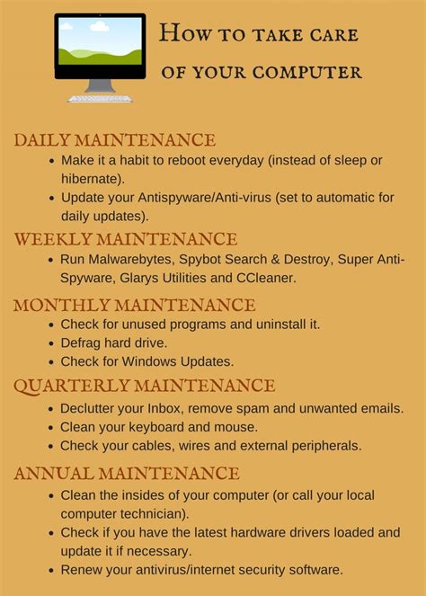 Computer ethics - Ways to take care of your computer - ClassNotes.ng