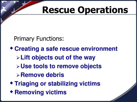 Importance of Rescue Operations - Class Notes