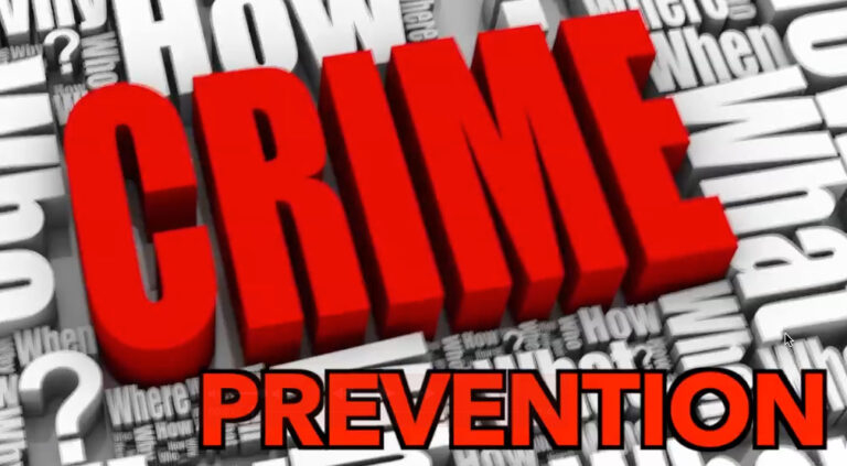 How to Prevent Common Crimes in Our Society - Class Notes