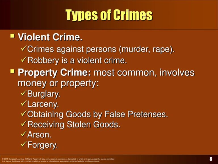 Meaning of Common Crimes - ClassNotes.ng