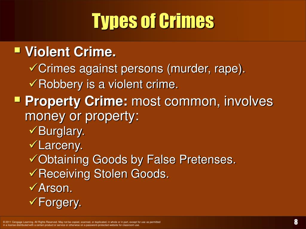 Meaning of Common Crimes - ClassNotes.ng