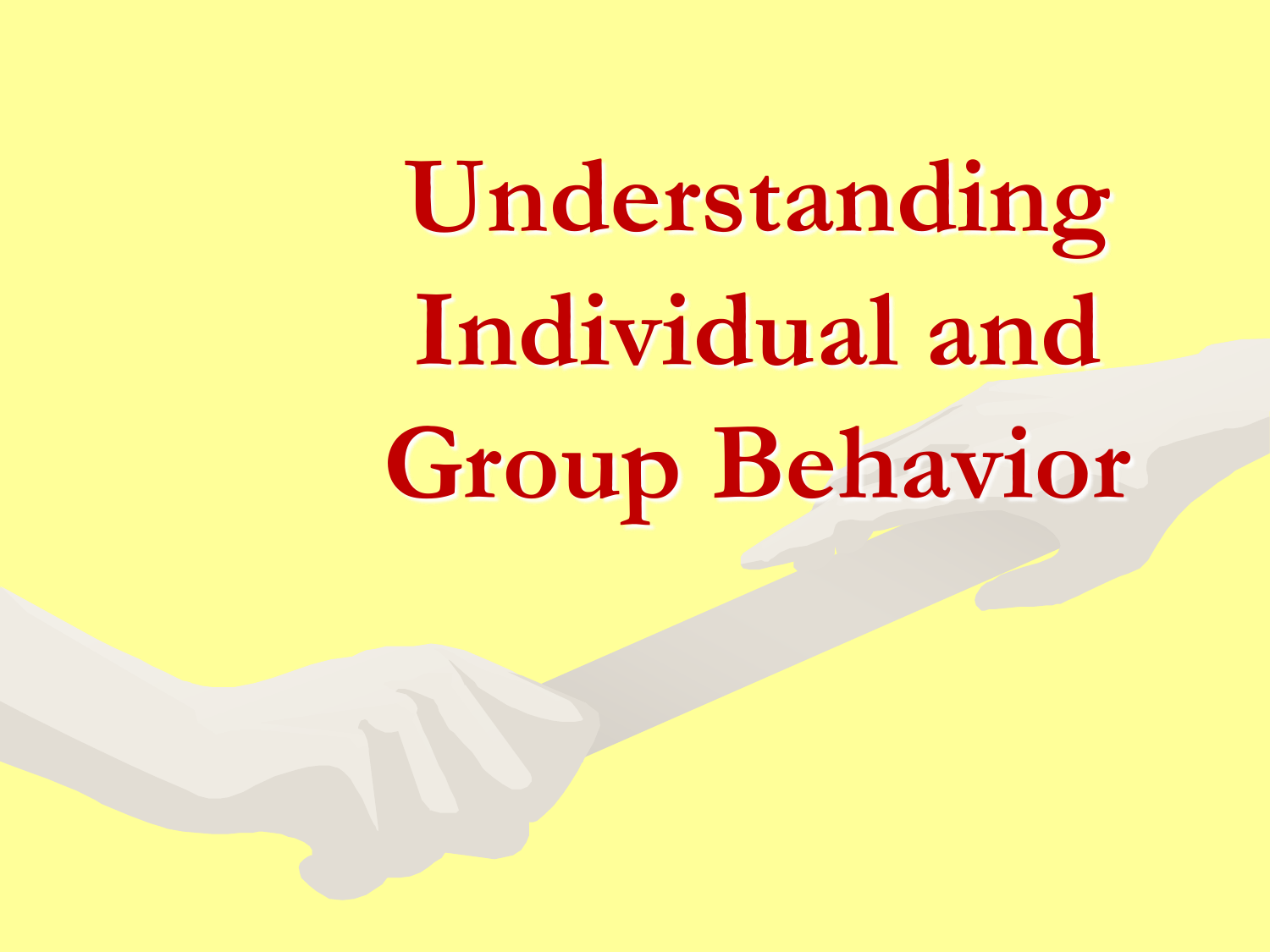 Positive Group Behaviors - ClassNotes.ng