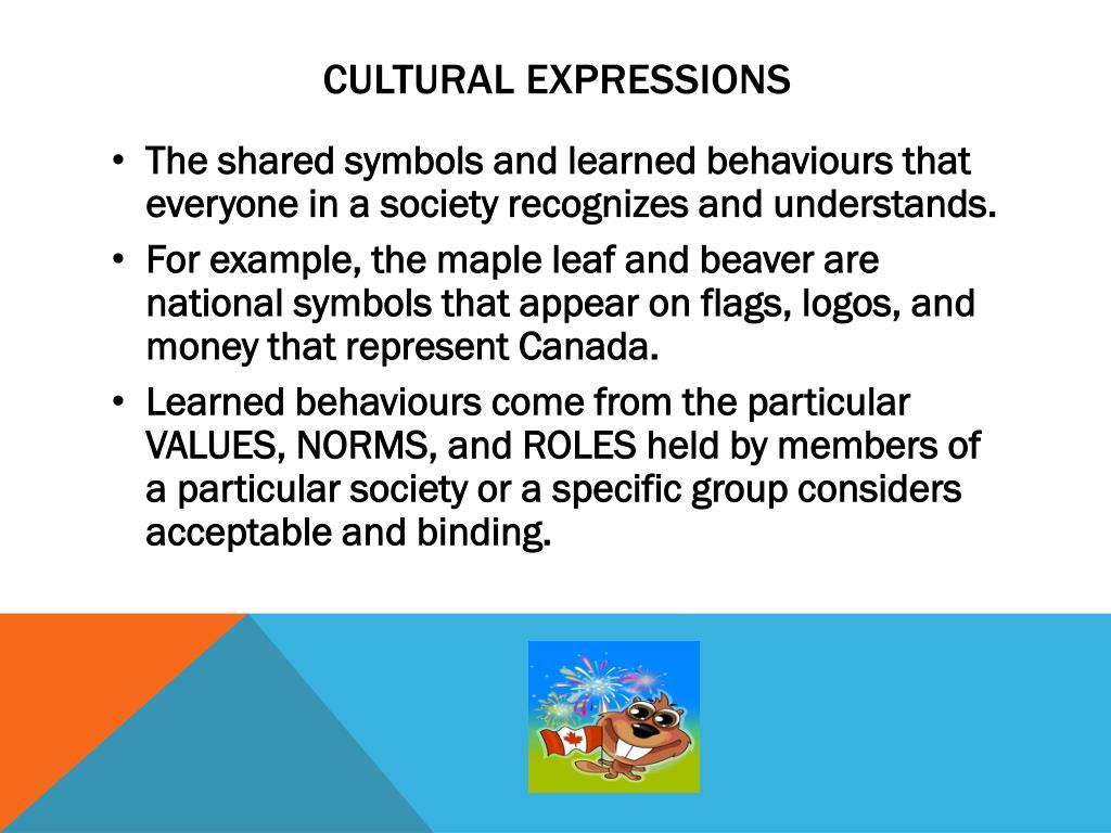 Culture and Social Values - Class Notes