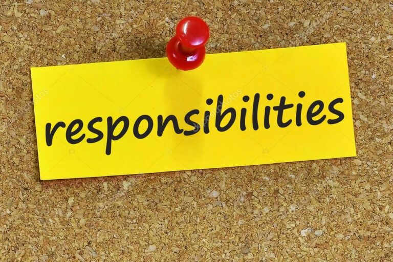 Responsibilities - Class Notes