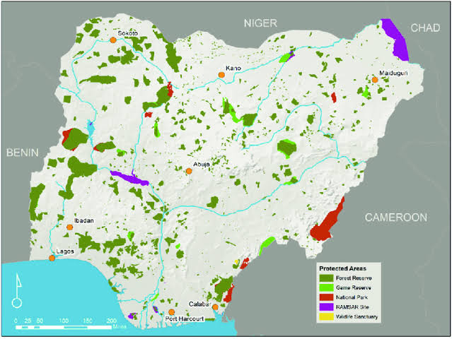 Protected Areas And National Parks In Nigeria - Class Notes