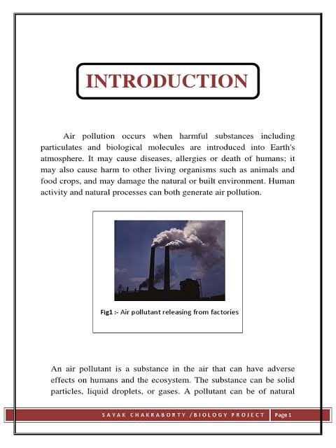 What is Pollution Biology?