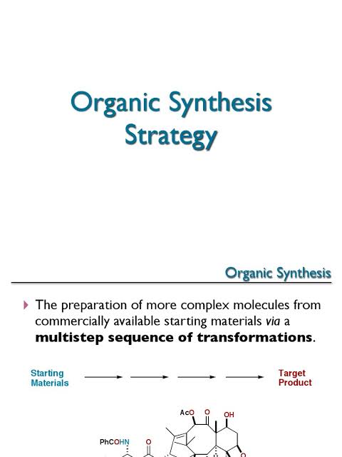 Synthetic Planning & Strategy - Class Notes